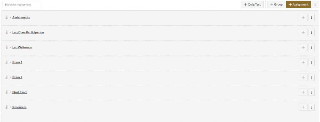 Weighted Grading - Canvas at WFU